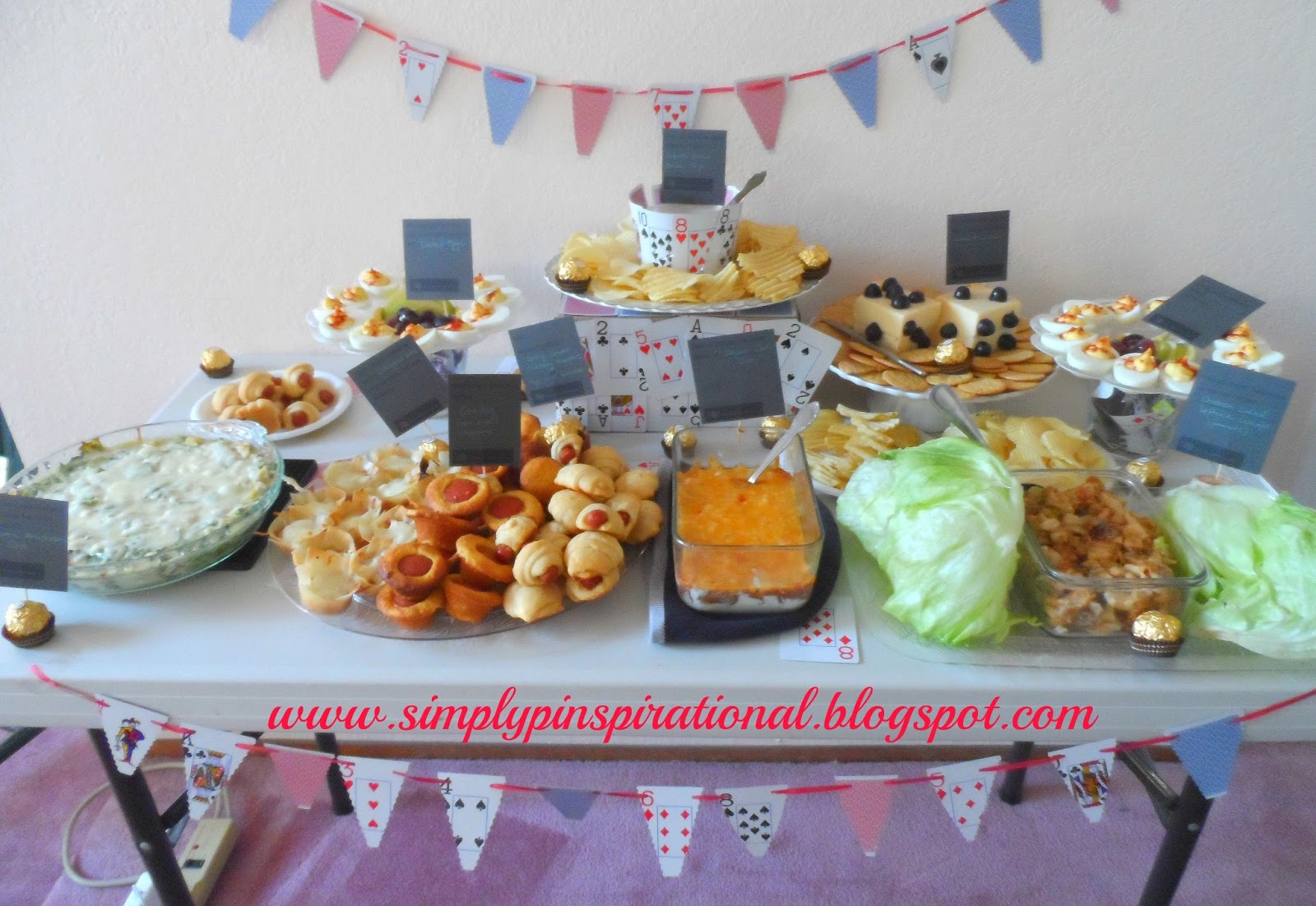 Simply Pinspirational Game Night Food Table simply-pinspirational-game-night-food-table