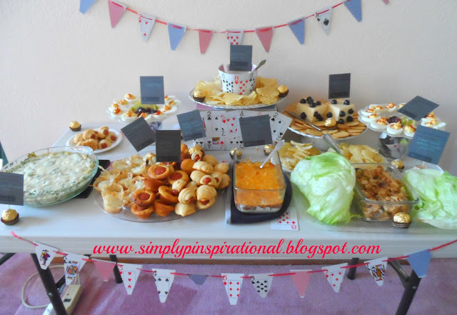 Simply Pinspirational: Game Night Food Table!