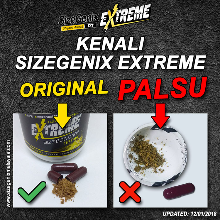 SIZE GENIX EXTREME ~ KEDAI BATIN