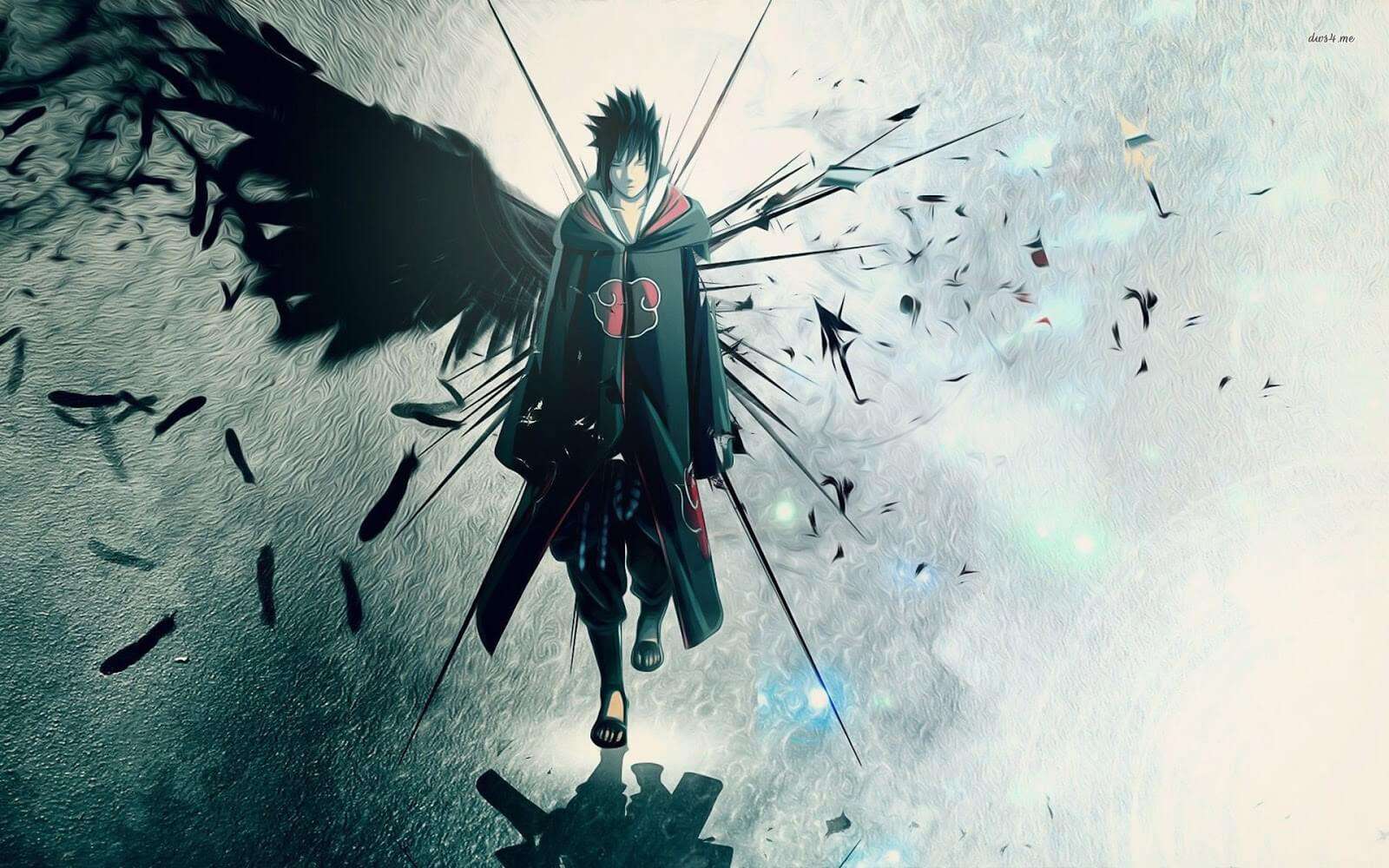 Anime Wallpaper | Art Shinden: Sasuke Fallen Angel