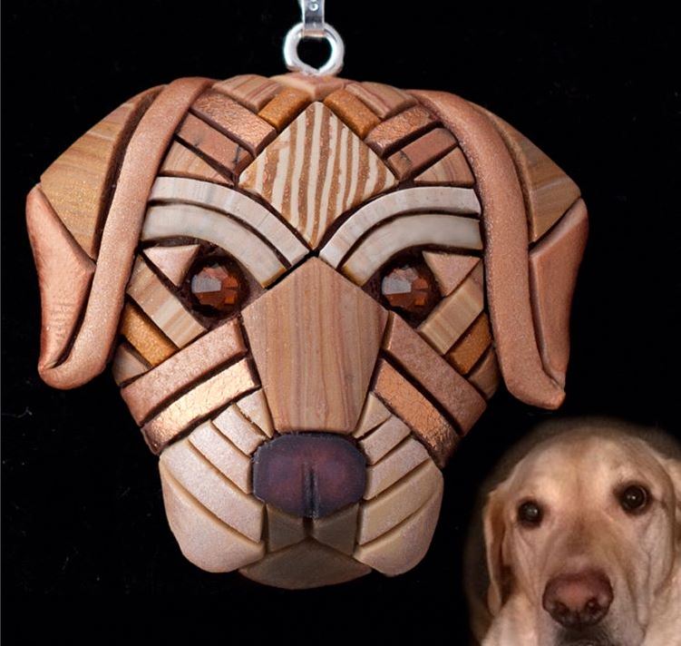 Mosaic Polymer Clay Animal Jewelry by Creek Side Studio / The Beading Gem