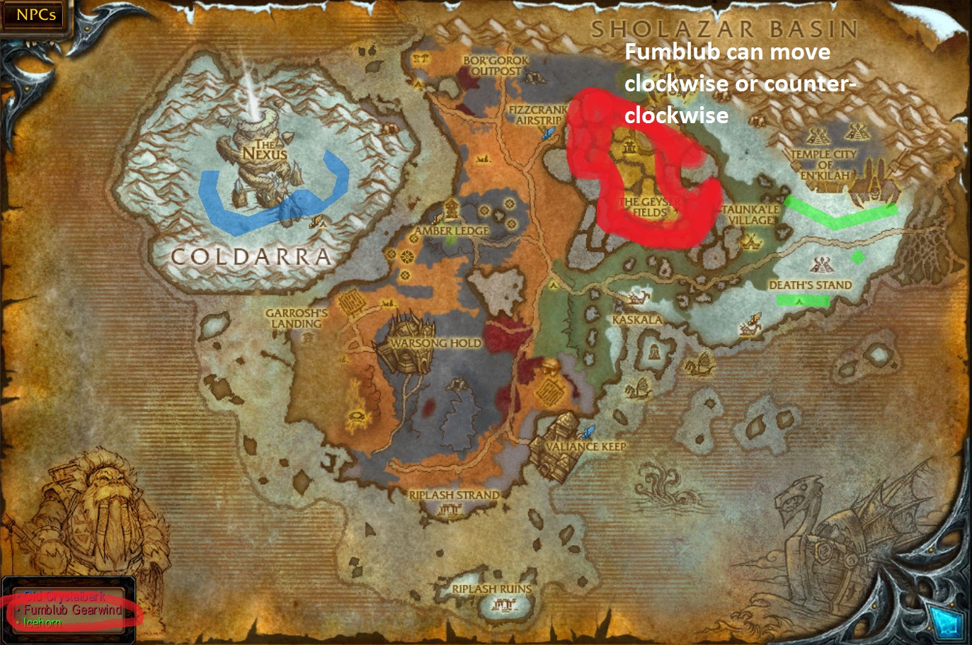 WoW Rare Spawns: Fumblub Gearwind