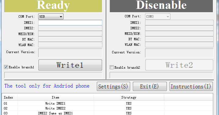qualcomm smartphone write imei tool - XDA150