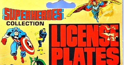 Marvel Comics of the 1980s: 1979 - Superheroes Collection License Plate ...