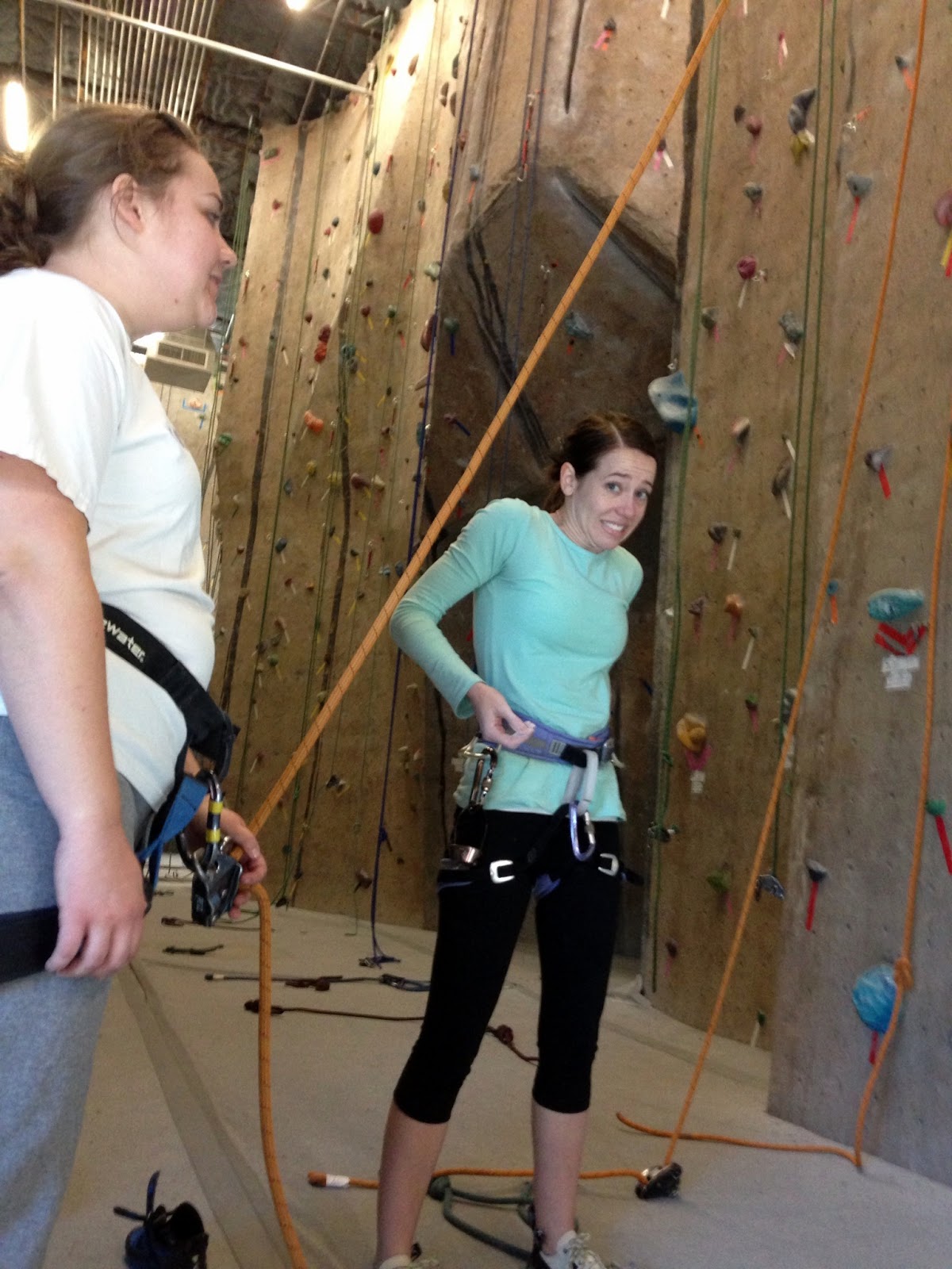 Erin Bowman Rock Climbing With The Girls