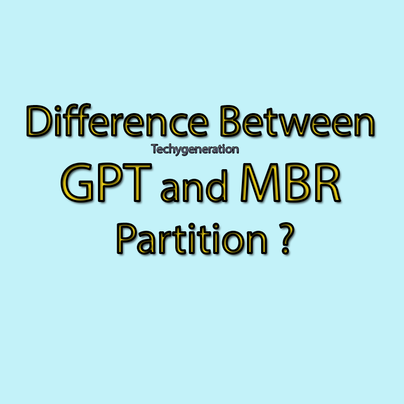 What is the Difference Between GPT and MBR Partition?