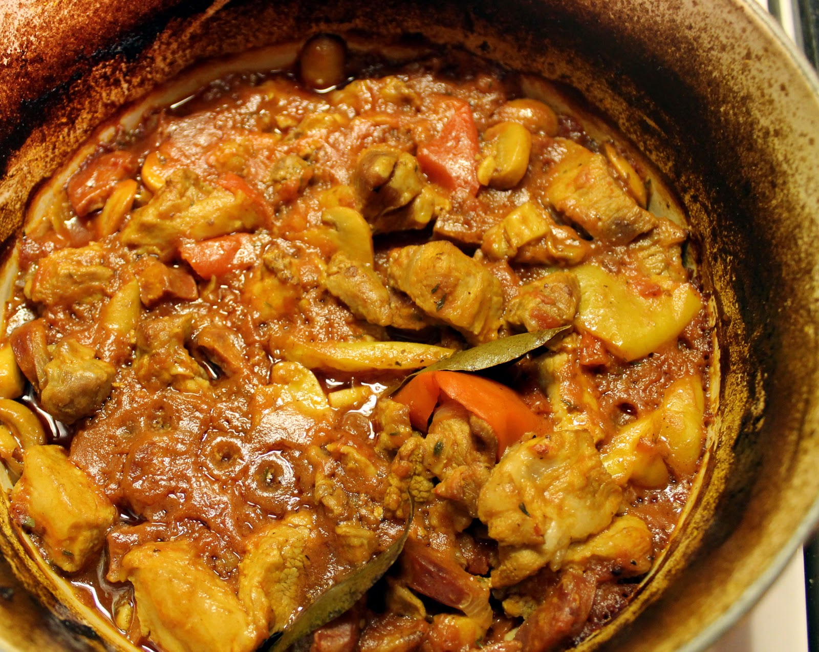 Serena's Medium Rare: Paprika Pork & Chorizo Stew