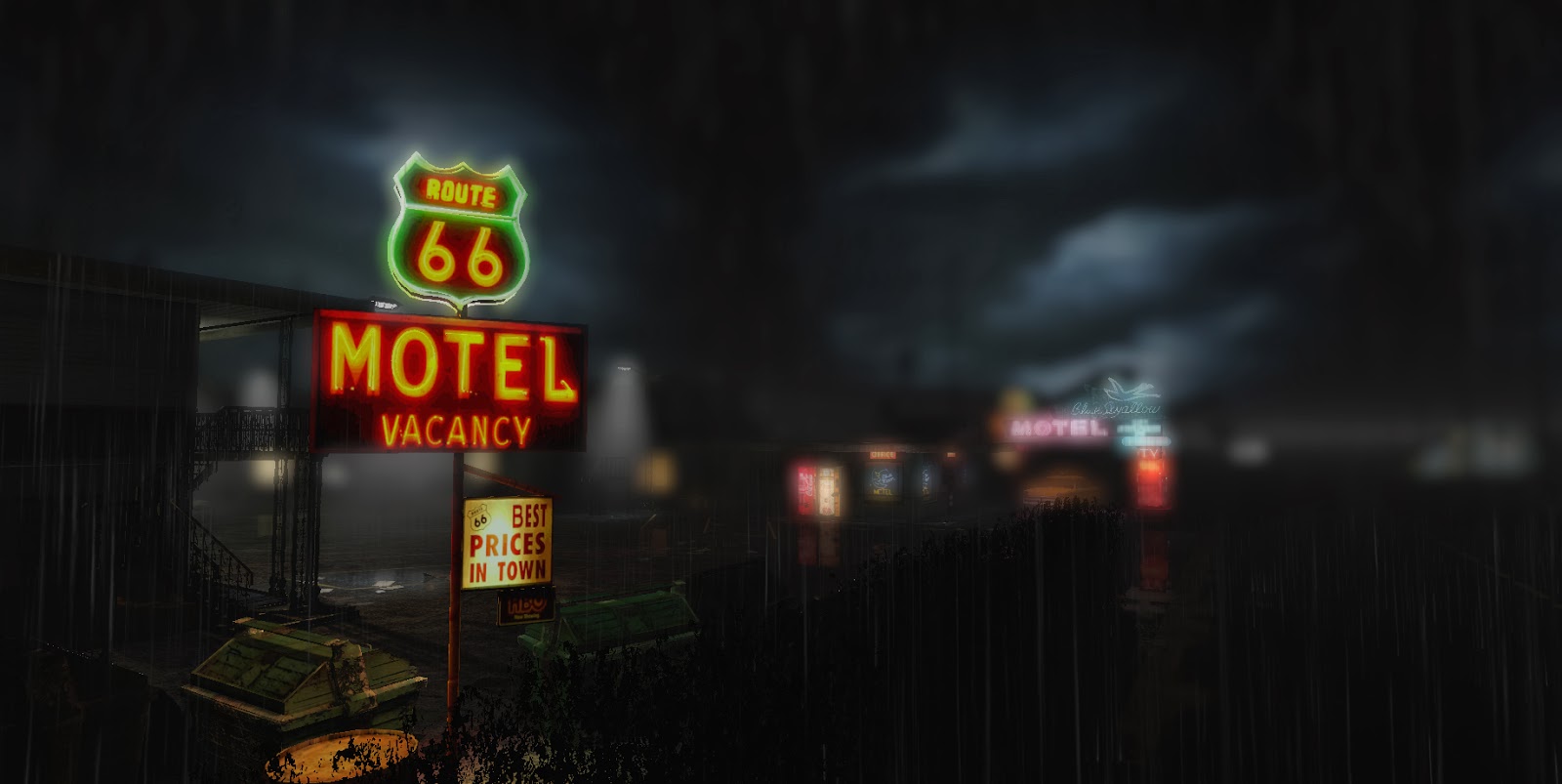 a classical survival game by titobruni: motel y alrededores...