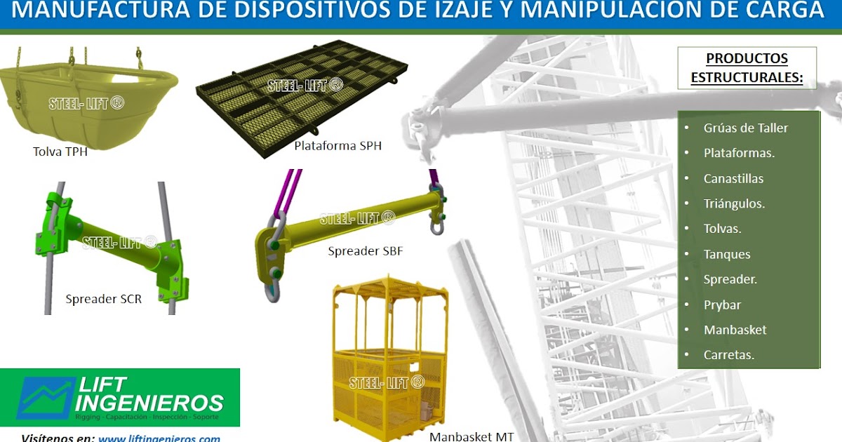 INGENIERÍA DE IZAJES Y MANIOBRAS EN PERÚ: Brochure Estructuras de Izaje