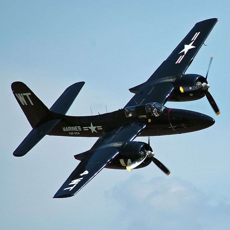 Airplanes in the skies + FAF history: Grumman F7F Tigercat
