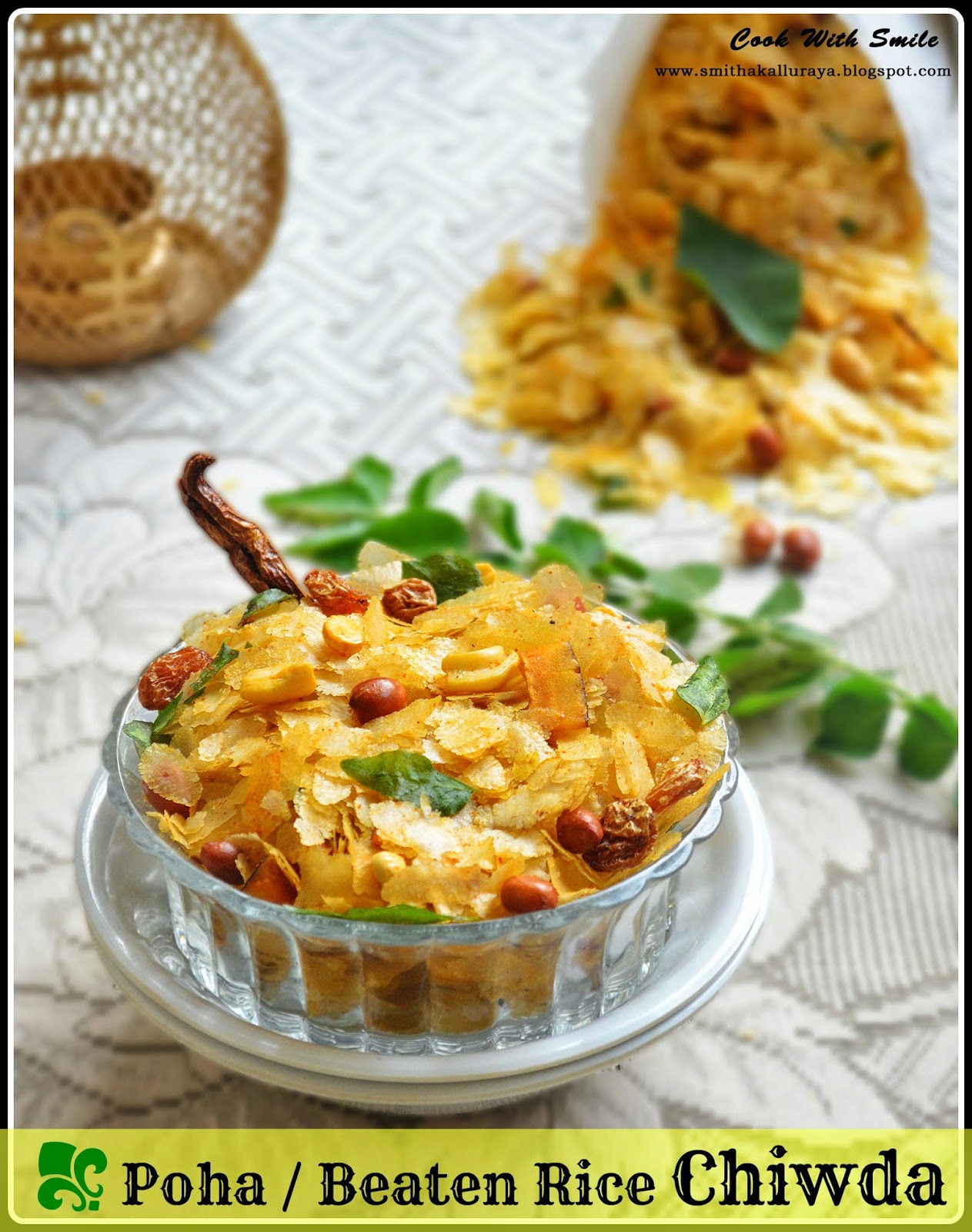 CHIVDA RECIPE / THIN POHA CHIWDA / AVALAKKI MIXTURE - LOW CAL RICE ...