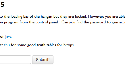 The Techsight!: Pico CTF level:Bitwise