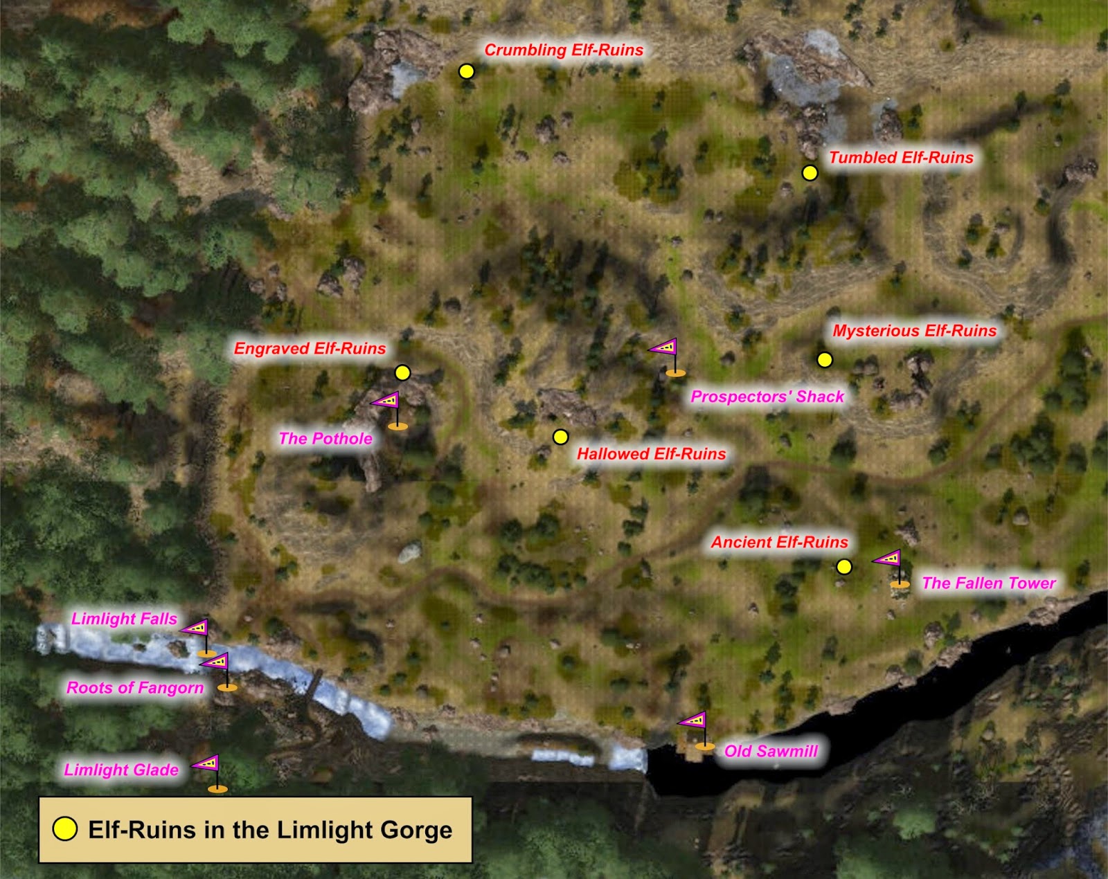 Wonderful Places in LOTRO's Middle Earth: Atlas of the Great River (LOTRO)
