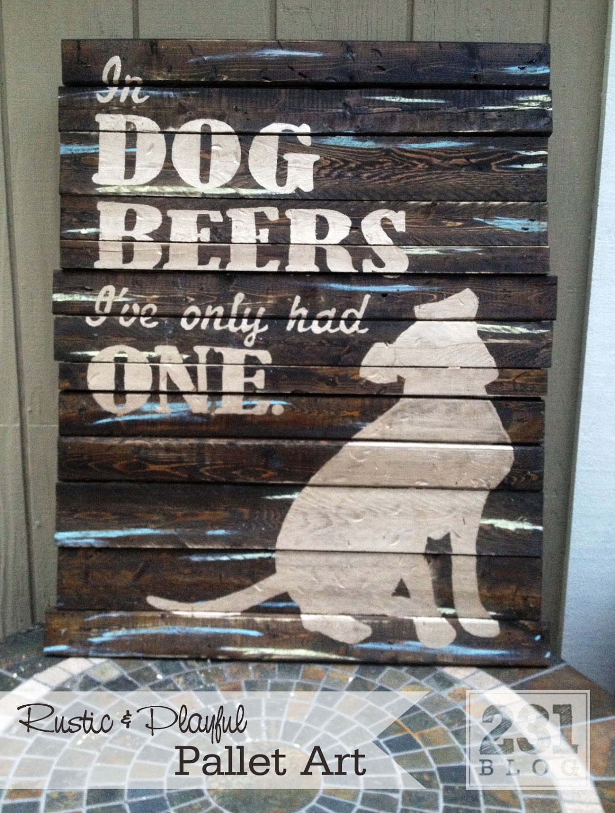 2 DIY PALLET ARTWORK