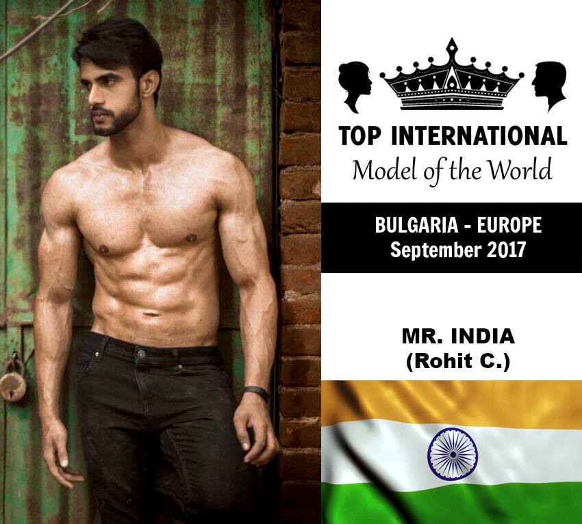 Rohit Choudhary: Top International Model of the World India 2017 ...