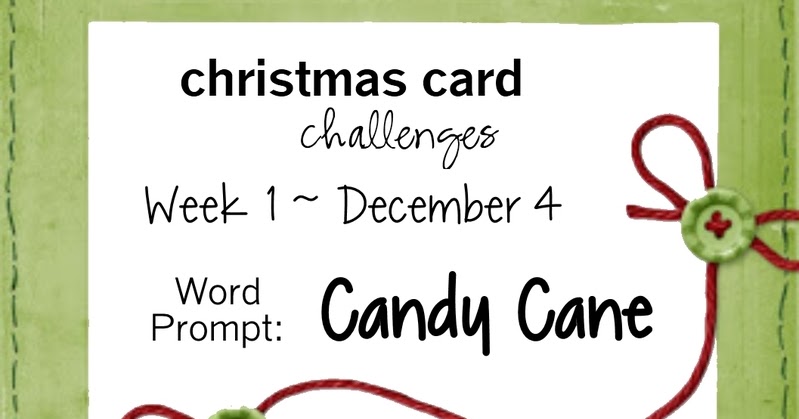 Stacey's Creative Corner: Christmas Card Challenges:Candy Cane
