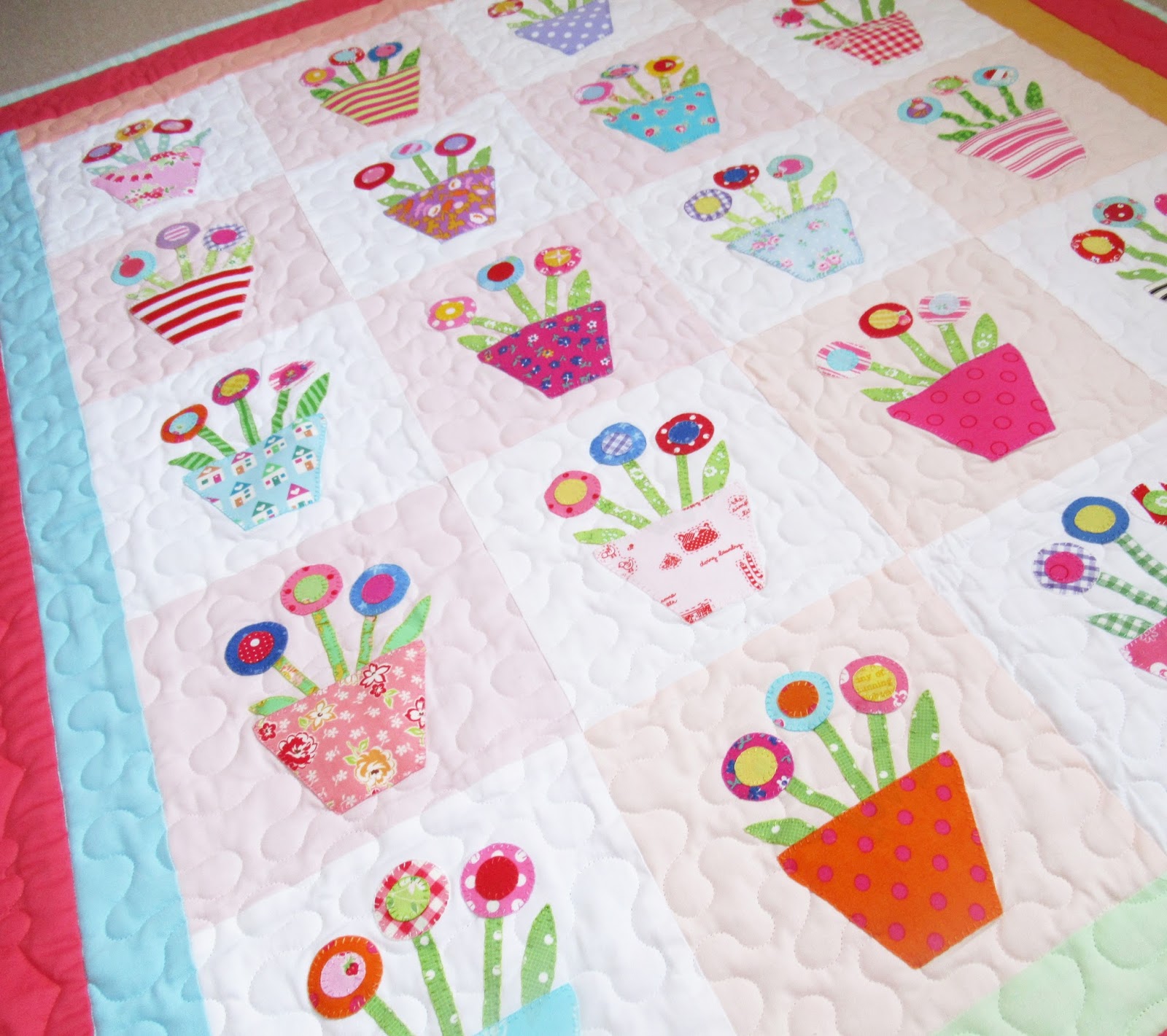 Helen Philipps: Flower Pots Quilt