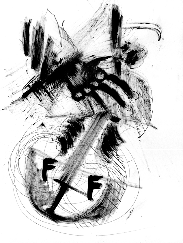 Dave Mahan Art: "Improvisation" drawings
