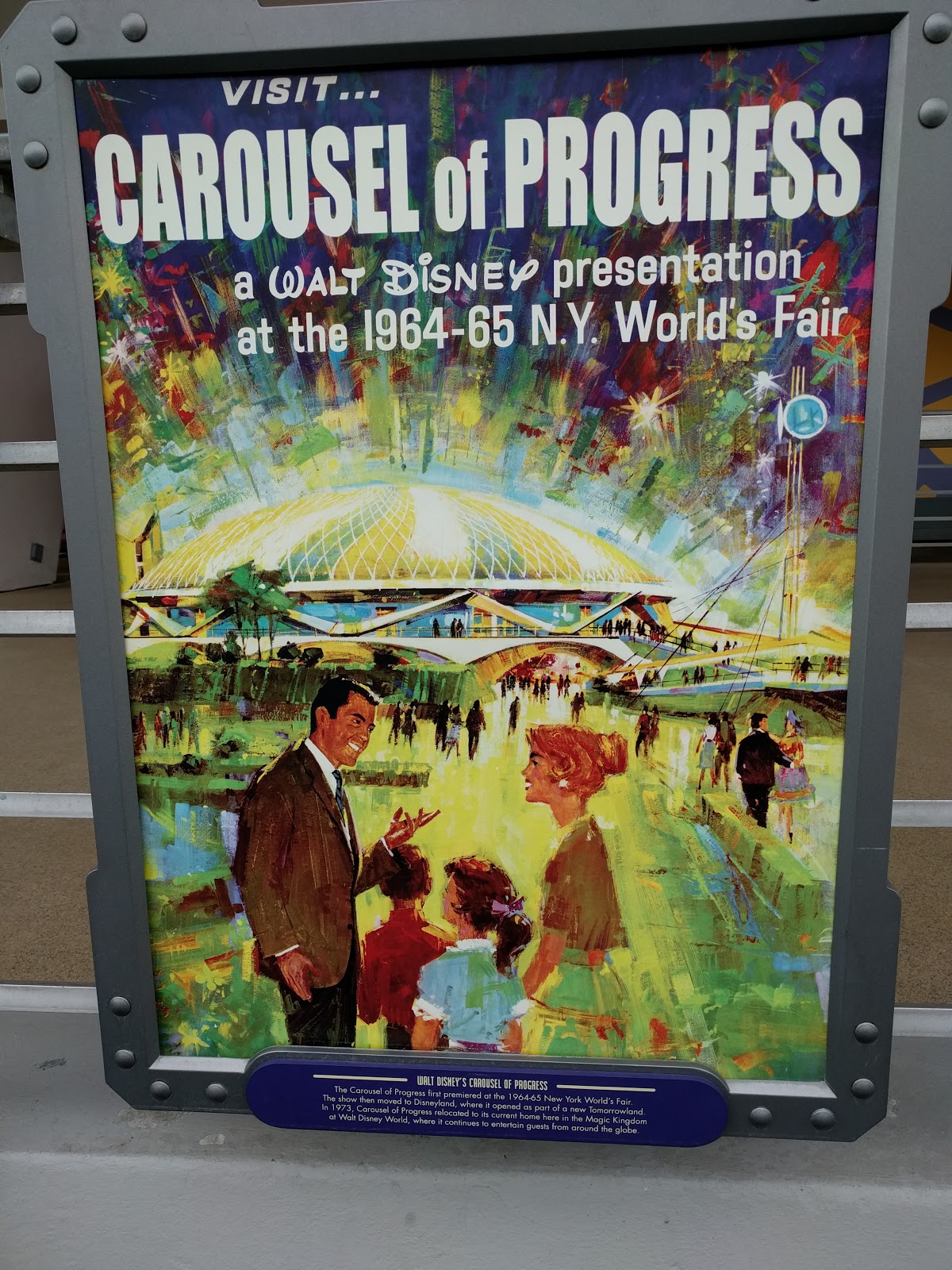 Carousel of Progress Vintage Poster
