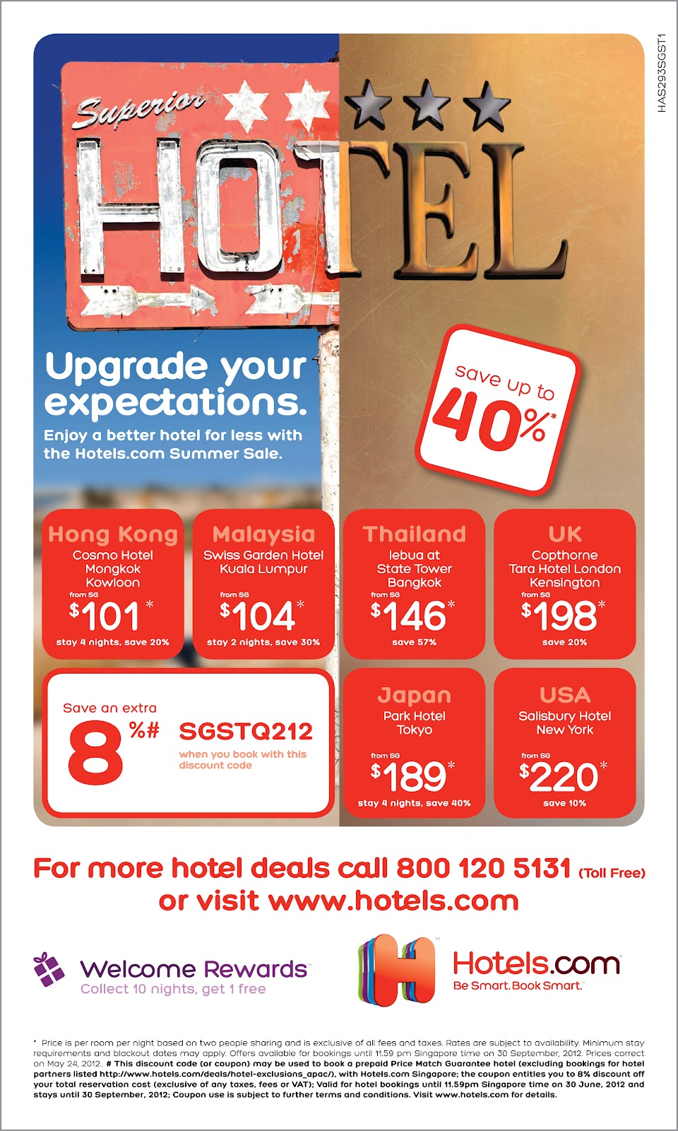 Mikes Stuff 'n' things: Hotels.com Press ads