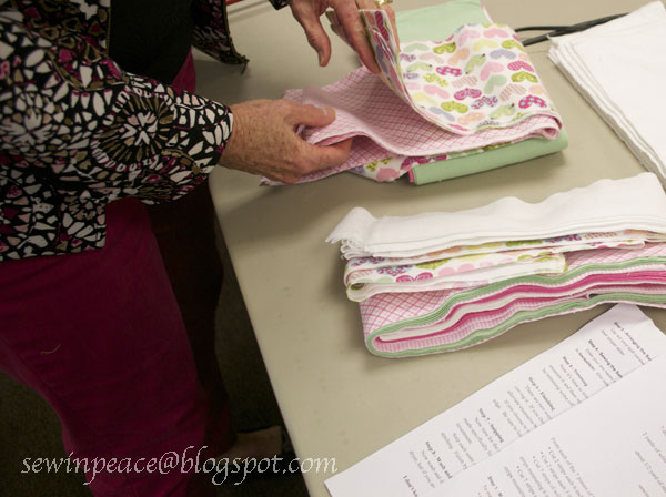 Sew in Peace: Strippy Flannel Baby Quilt