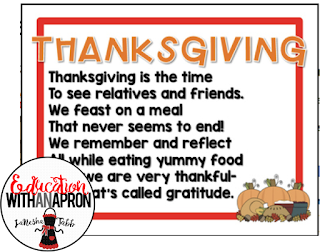 Thanksgiving Week in Primary! - LaNesha Tabb - Writing Educator, Author ...