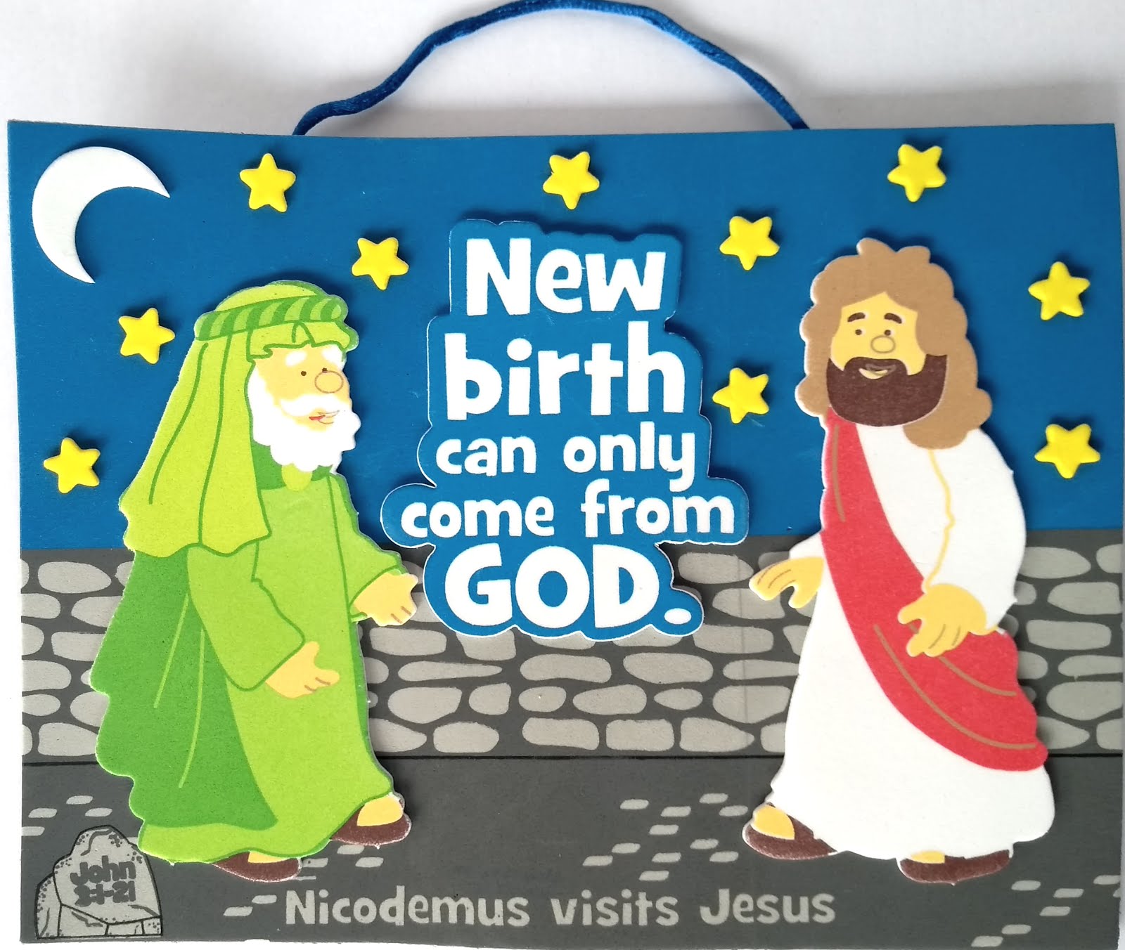 Petersham Bible Book & Tract Depot: Jesus Meets Nicodemus Craft Kit