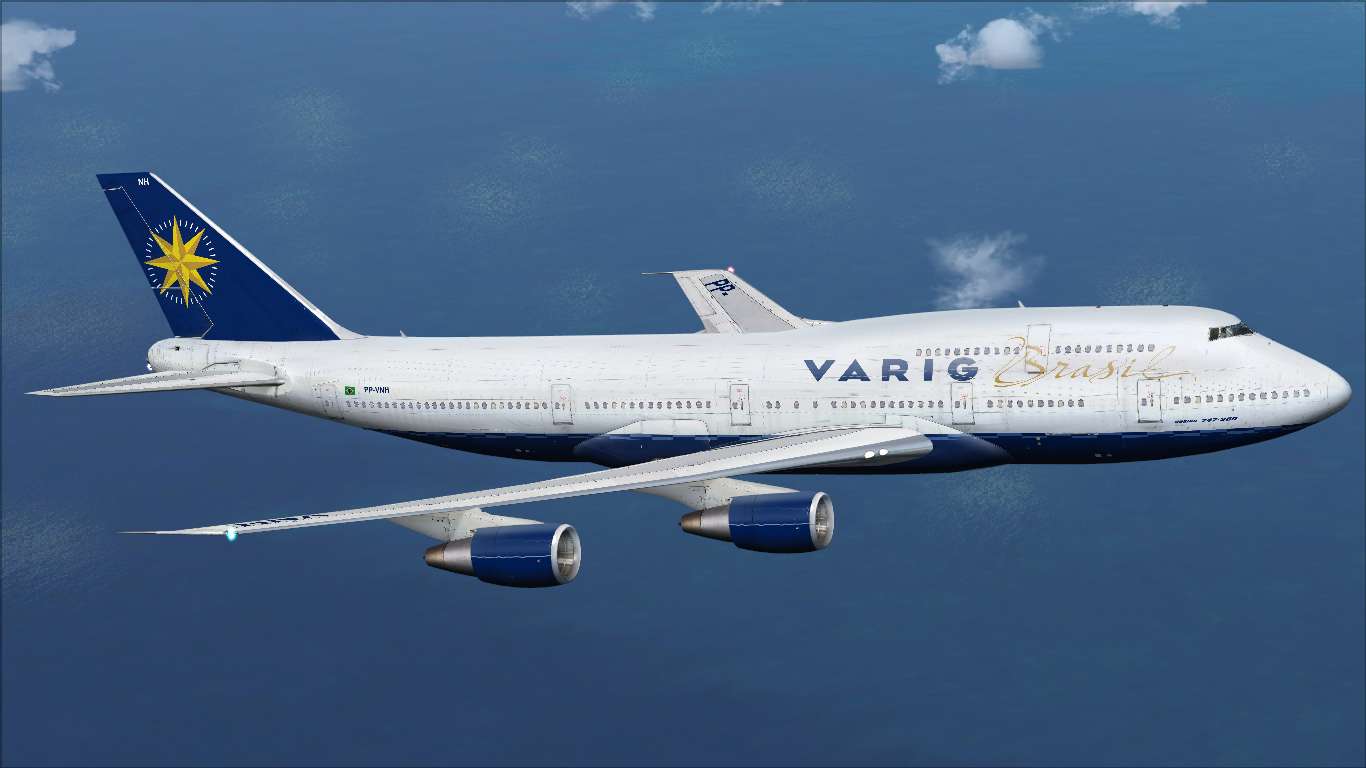 Texturas Brasileiras: Varig Boeing 747-300M PP-VNH