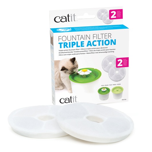Doeraymeow: 43745/43746/43747: Catit Triple Action Fountain Filter ...