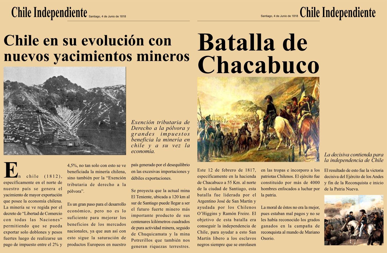 .: Chile Independiente 1818