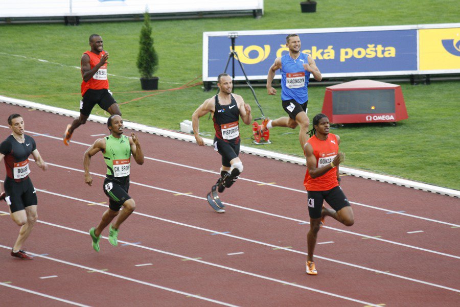Jordan Boase runs to a season best in finishing third in Ostrava...