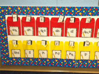 Mrs. Wheeler's First Grade Tidbits: Word Family Display!