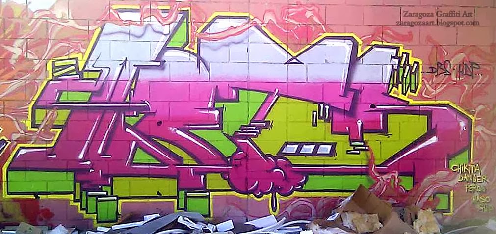 La historia del graffiti en Zaragoza: Casetas