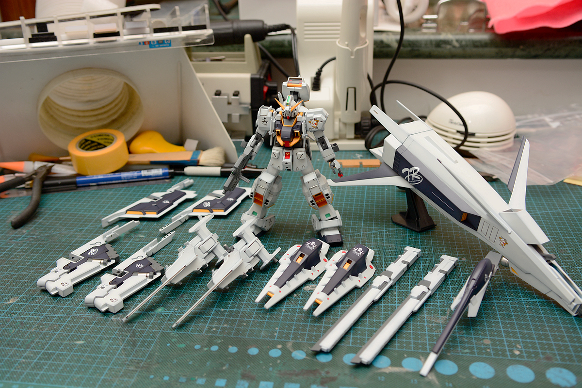GUNDAM GUY: RX-121-1+FF-X29A Gundam TR-1 (Hazel-Rah) - Custom Build