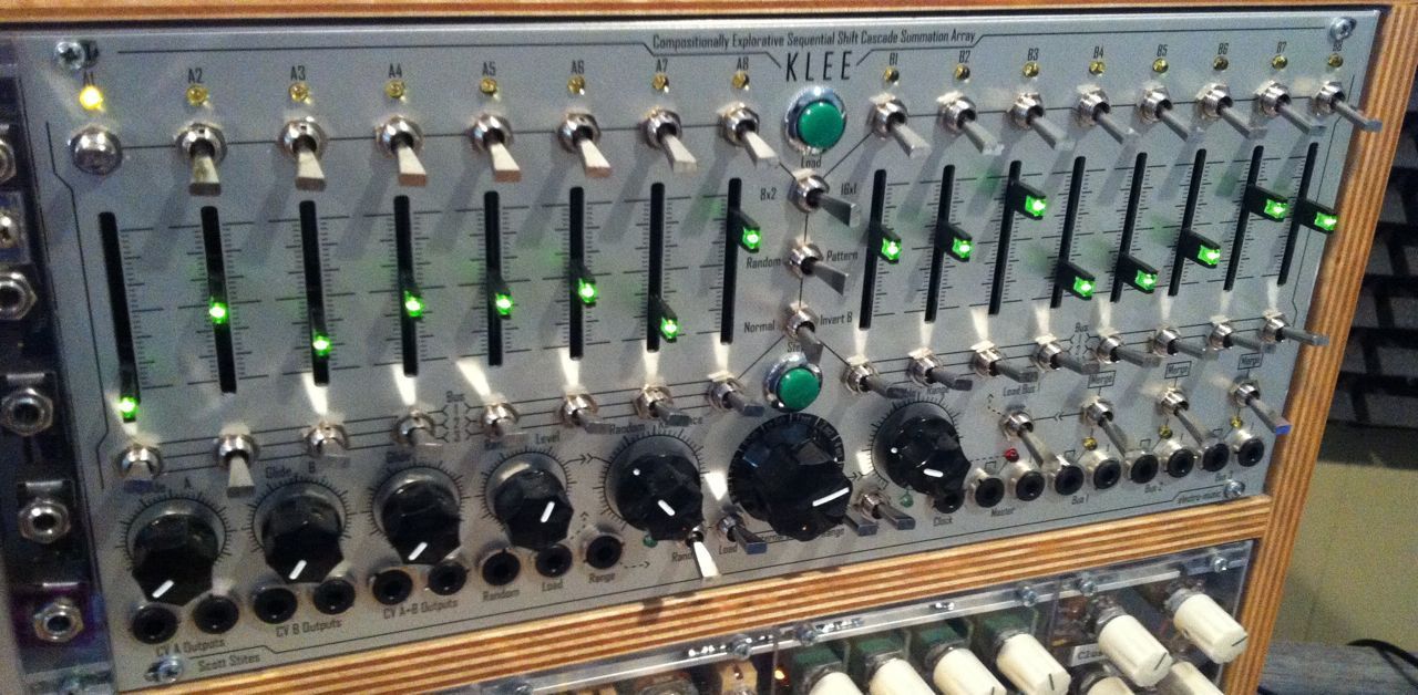 MATRIXSYNTH: Klee Sequencer - DIY eurorack synthesizer module