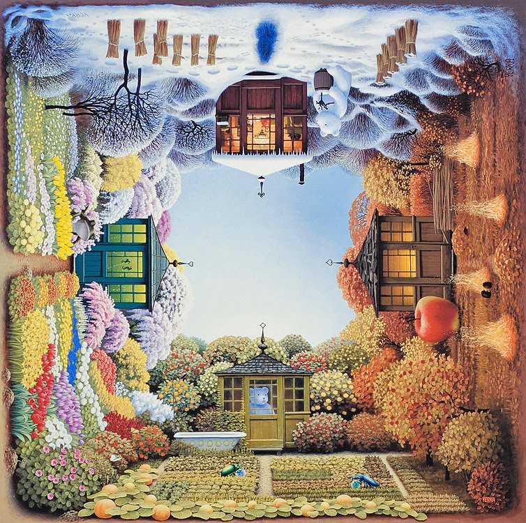 Jacek Yerka - Art Collection: Cztery pory roku / Four seasons
