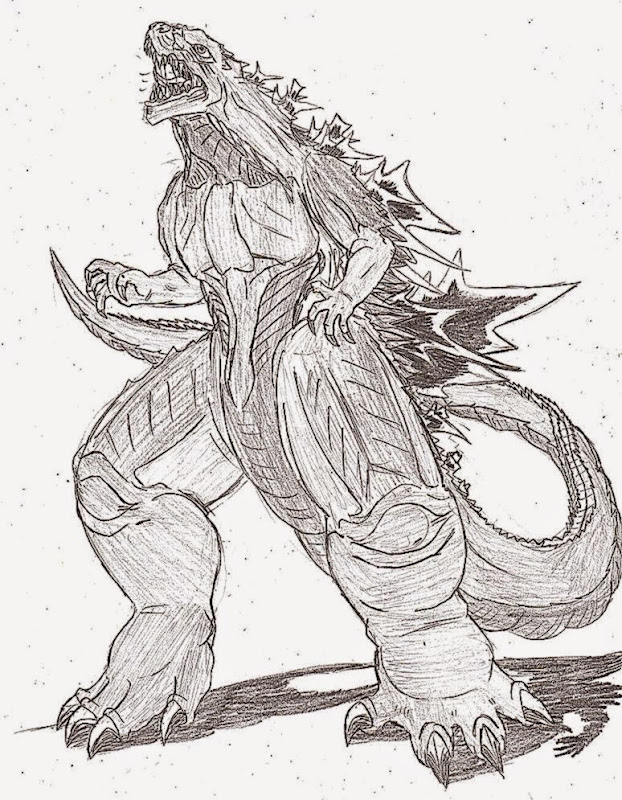 Kekinian 13+ Gambar Mewarnai Godzilla