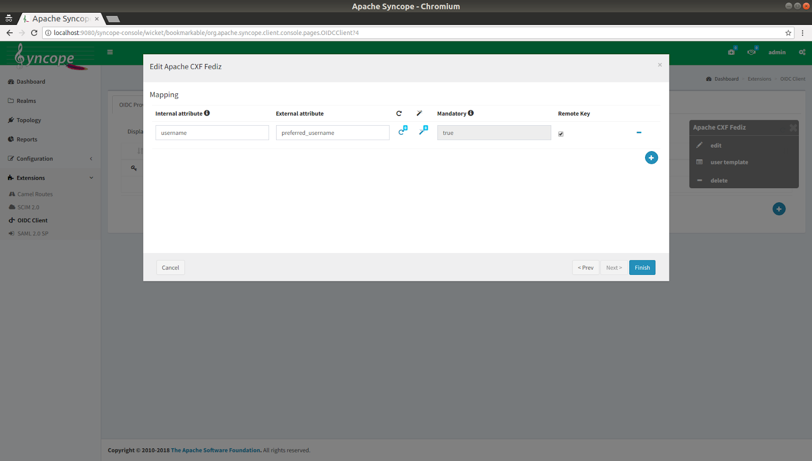 Open Source Security: OpenId Connect support for the Apache Syncope admin console
