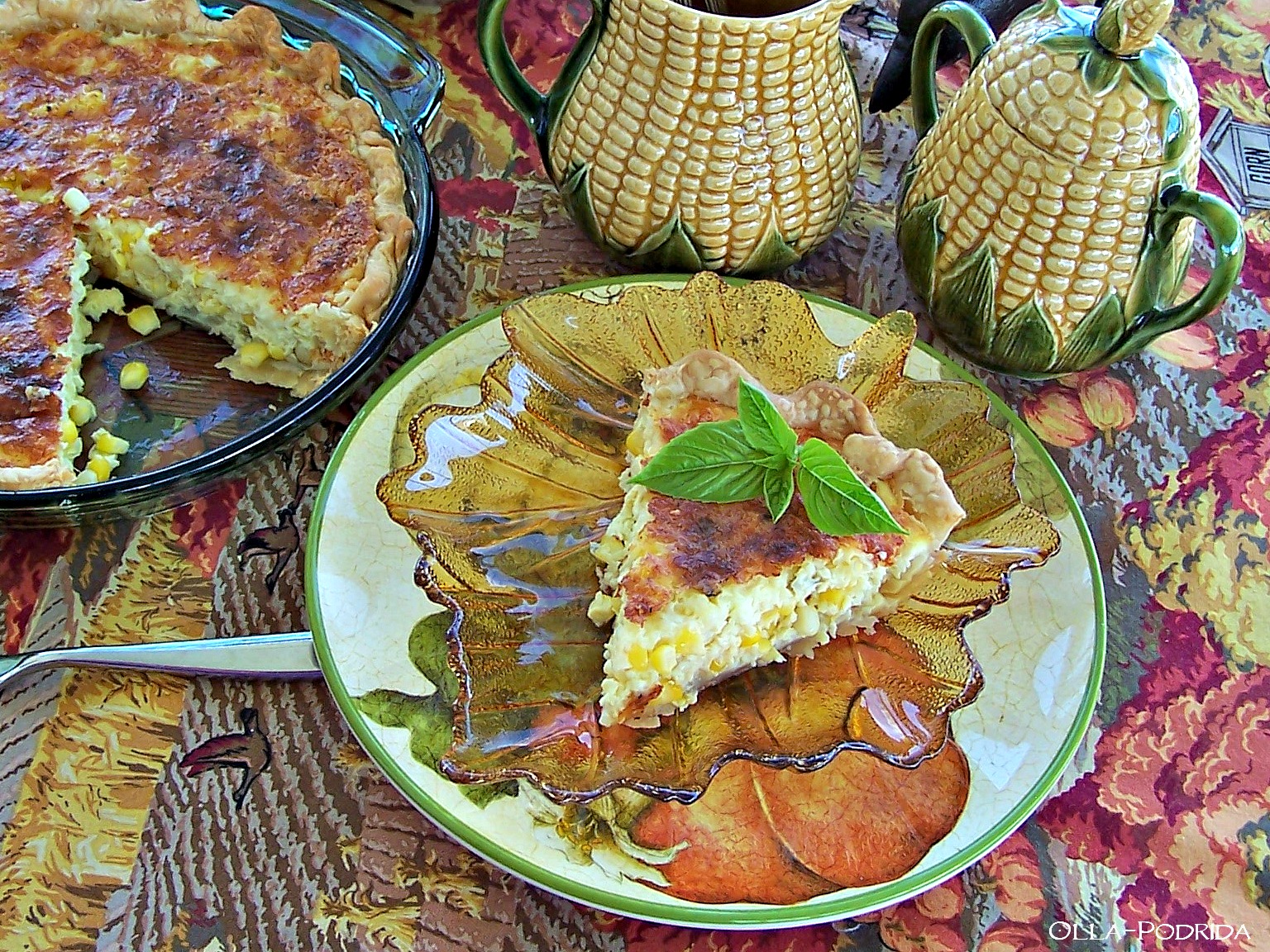 Olla-Podrida: Spicy Fresh Corn Quiche