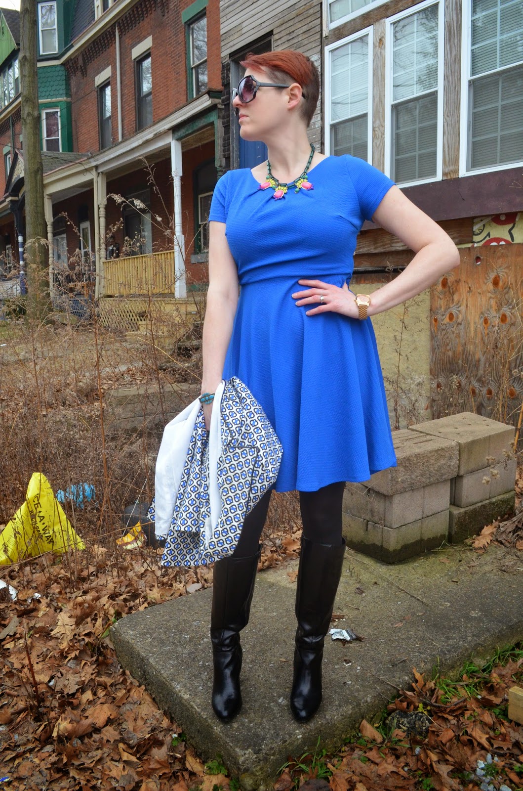 Badass in a Blue Dress