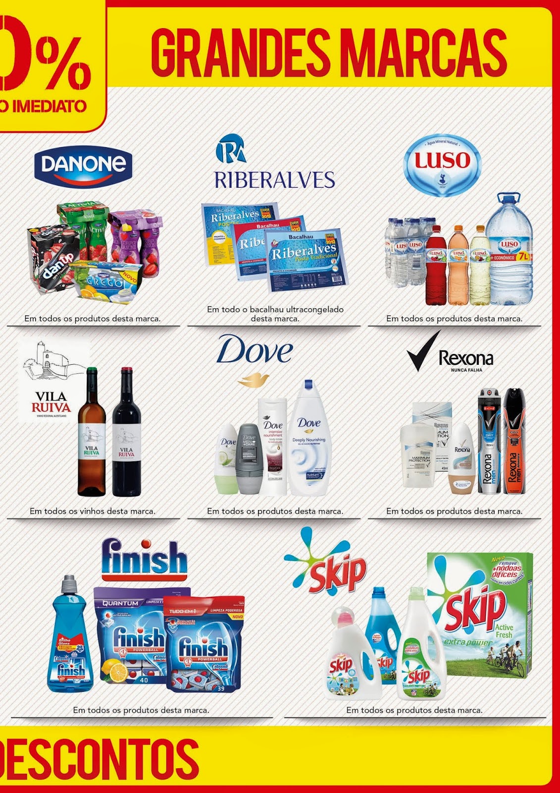 Poupar A Descontar: Folheto 50% em Marcas no Continente até 10/11