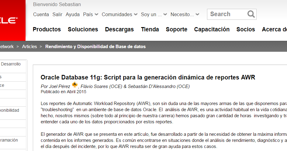 Bitácora Dba Oracle Blog Oracle Database 11g Script Para La Generación Dinámica De Reportes Awr