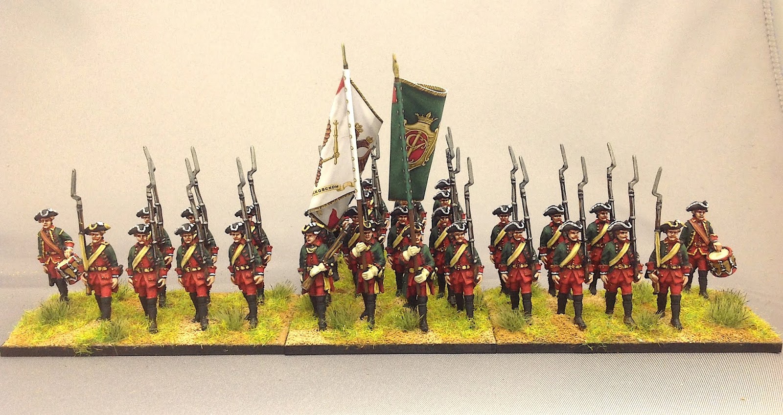 Der Alte Fritz Journal: Russian Musketeers in Coats - Newly Painted