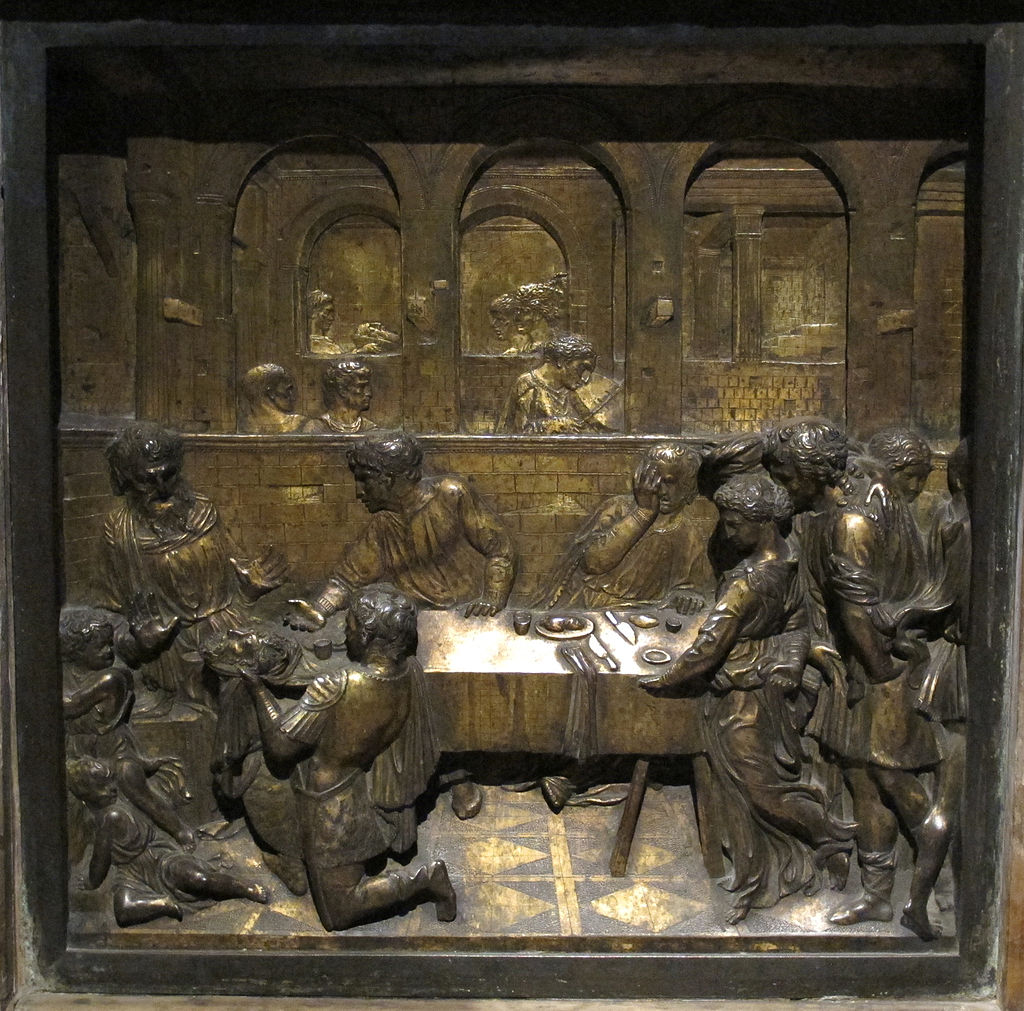 pillole d'arte: Donatello, "Il banchetto di Erode", 1427, Siena ...