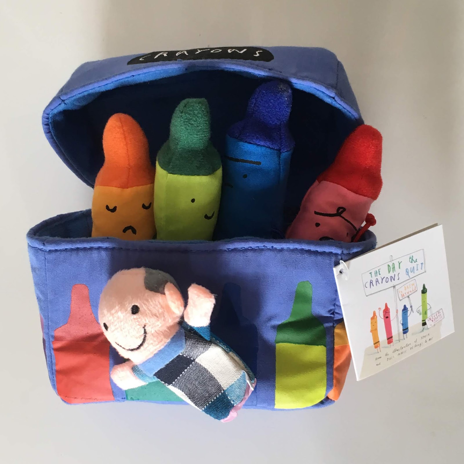 Space On The Bookshelf: Story Sack – ‘The Day the Crayons Quit’ by Drew ...