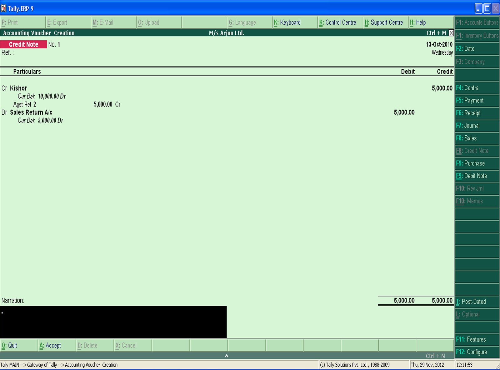 Learn-Accounting and Computer: Learning Tally Example 1https://youtu.be ...