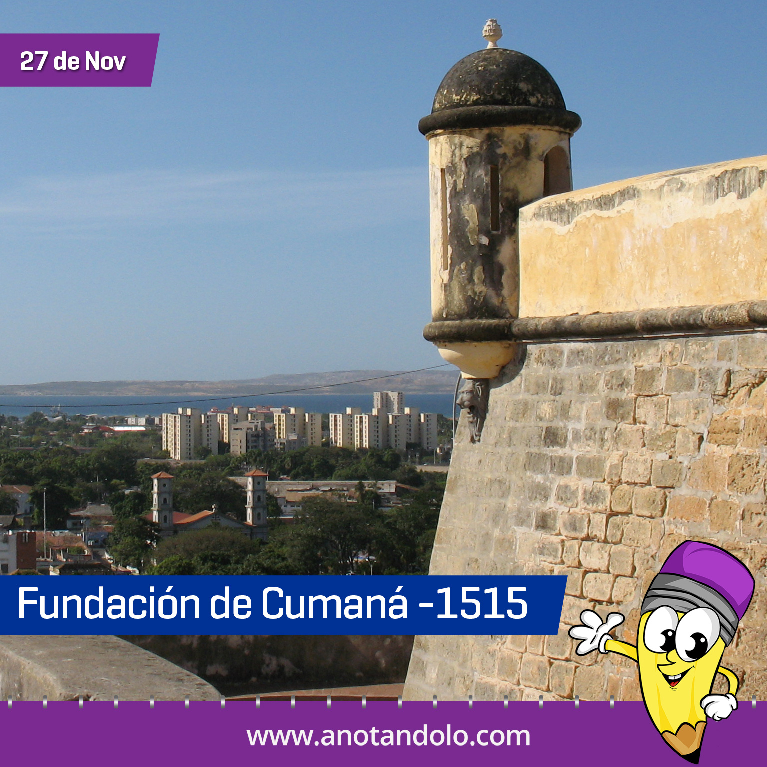 Anotandolo: Fundación de Cumaná