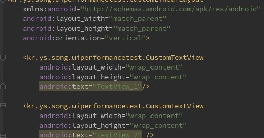 Android Layout별 성능 비교 Measure 호출횟수 비교 Linearlayout Vs Relativelayout Vs Constraintlayout 