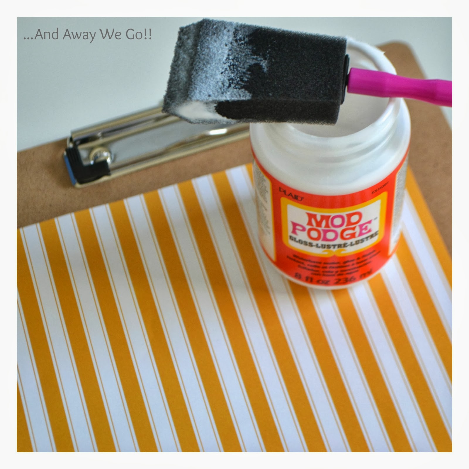 and away we go!: A Simple Art Display...