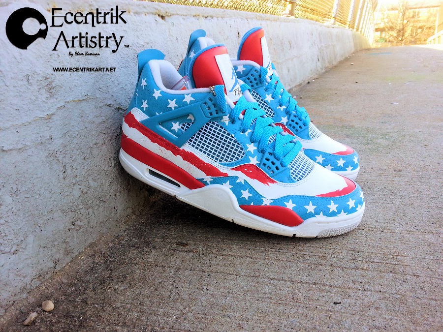 Customer Spotlight: Air Jordan 4 "American Flag" Custom